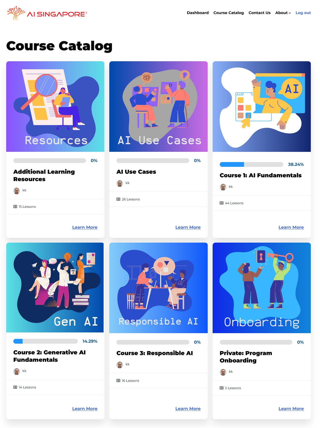 0.2.1 LMS Navigation Menu – AI Fundamentals